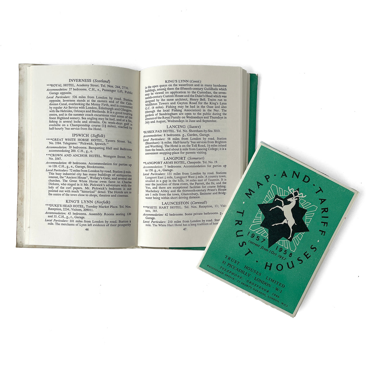1957 – 1958 Map & Guide to ‘Trust’ Houses – Sukie