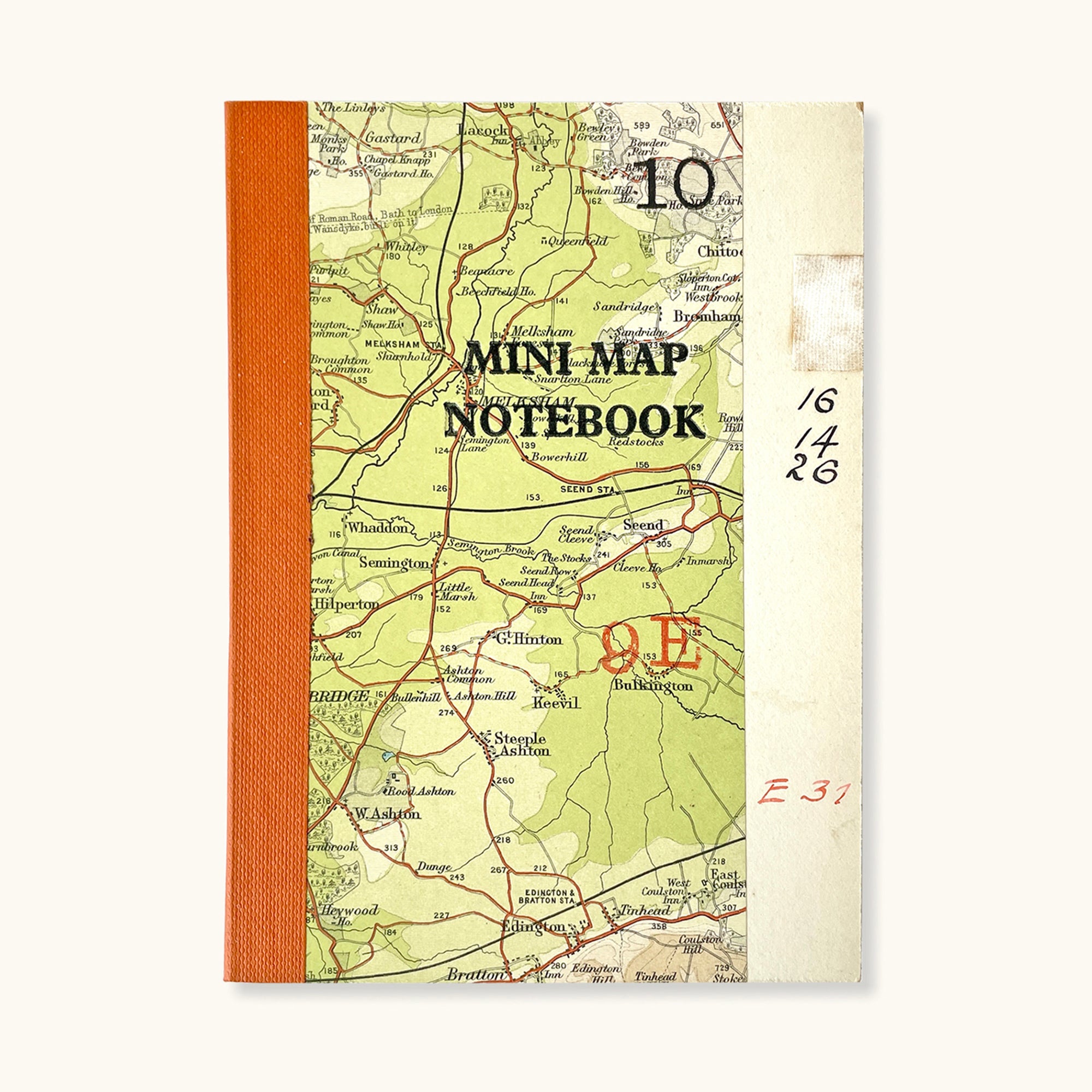 Vintage Map & Rescued Paper Notebooks – Sukie