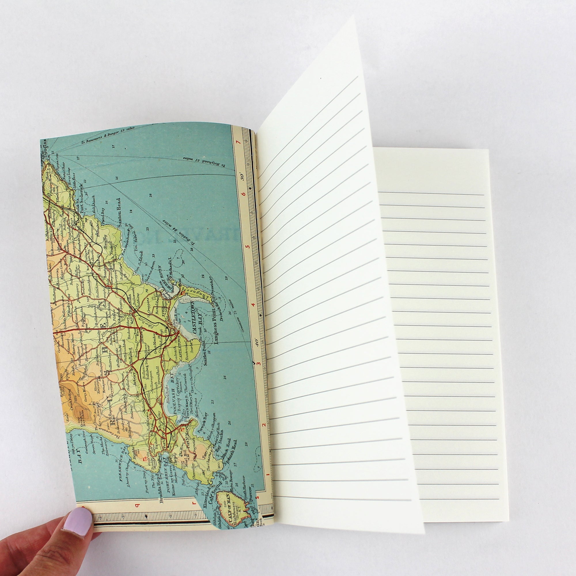 Vintage Map & Rescued Paper Notebooks – Sukie